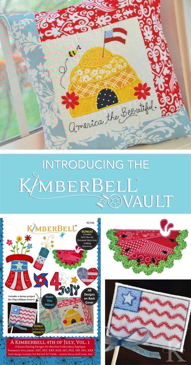 Introducing the Kimberbell Vault! Download and Stitch Classic Machine ...