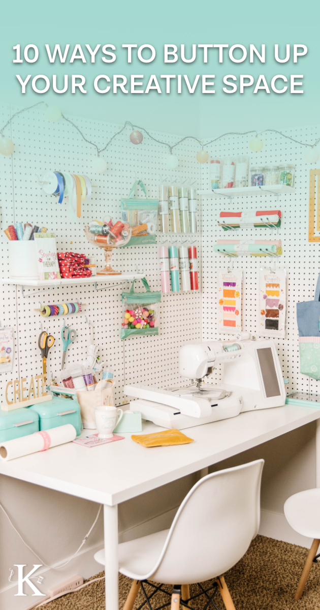 10 Ways to Button Up Your Creative Space