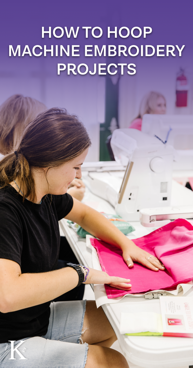 How to Hoop Machine Embroidery Projects