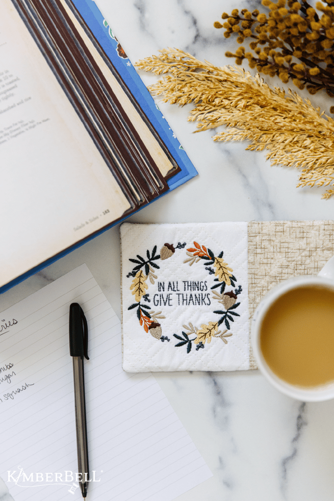 Now Available: Kimberbell Mug Rugs Vol. 5 for Machine Embroidery!