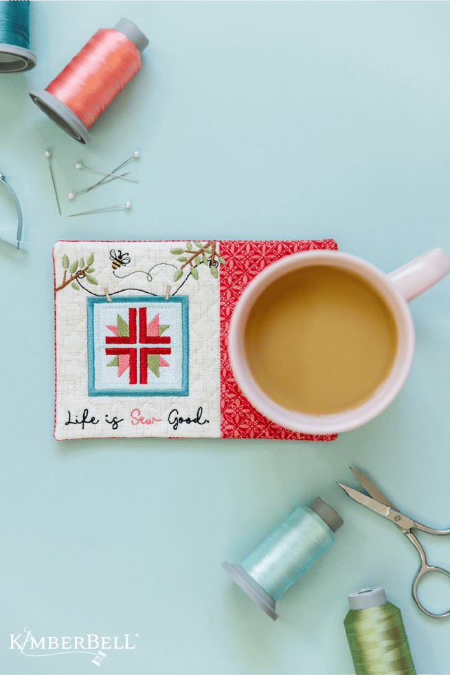 Now Available: Kimberbell Mug Rugs Vol. 5 for Machine Embroidery!