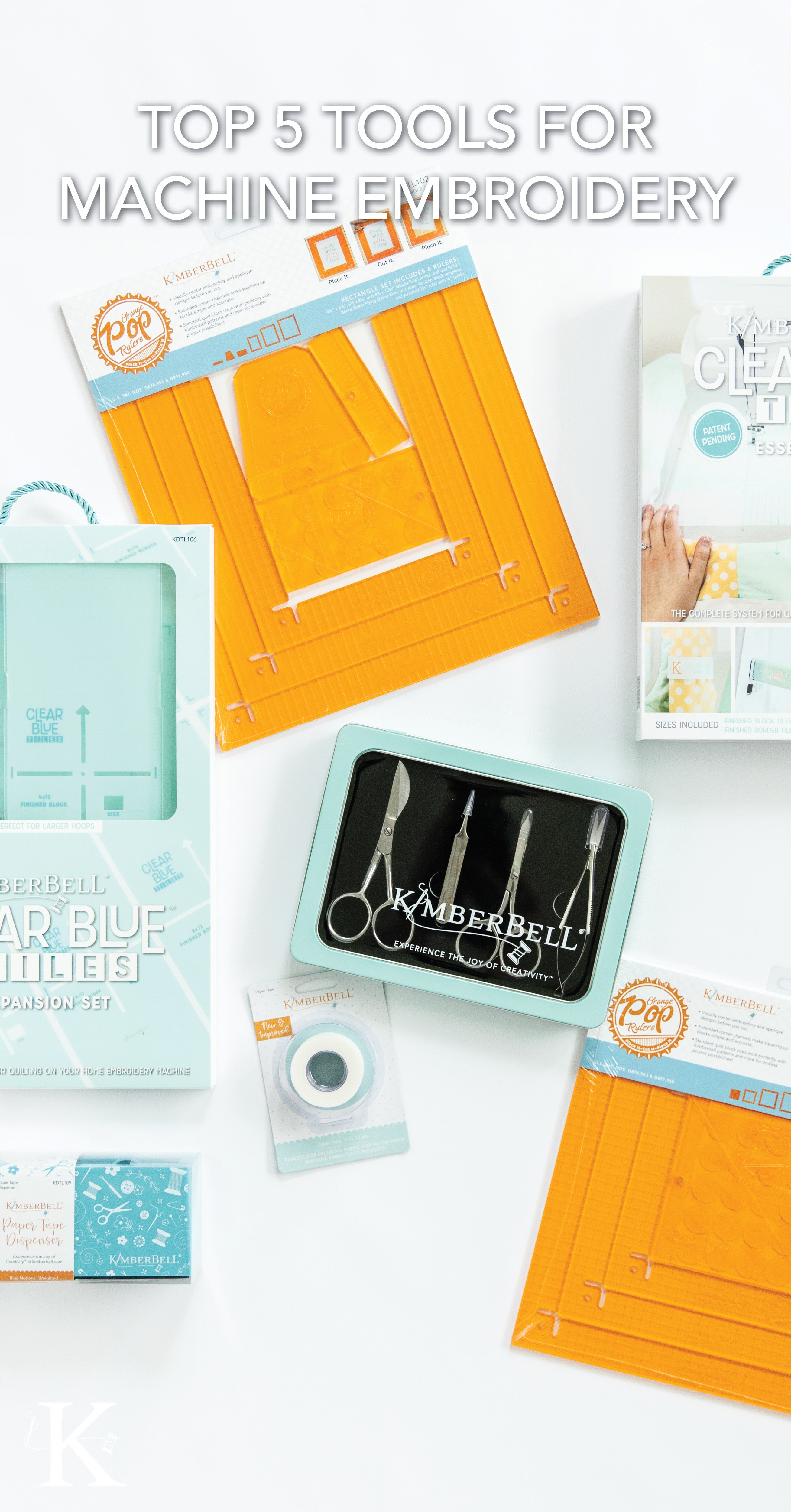 Top 5 Tools For Machine Embroidery